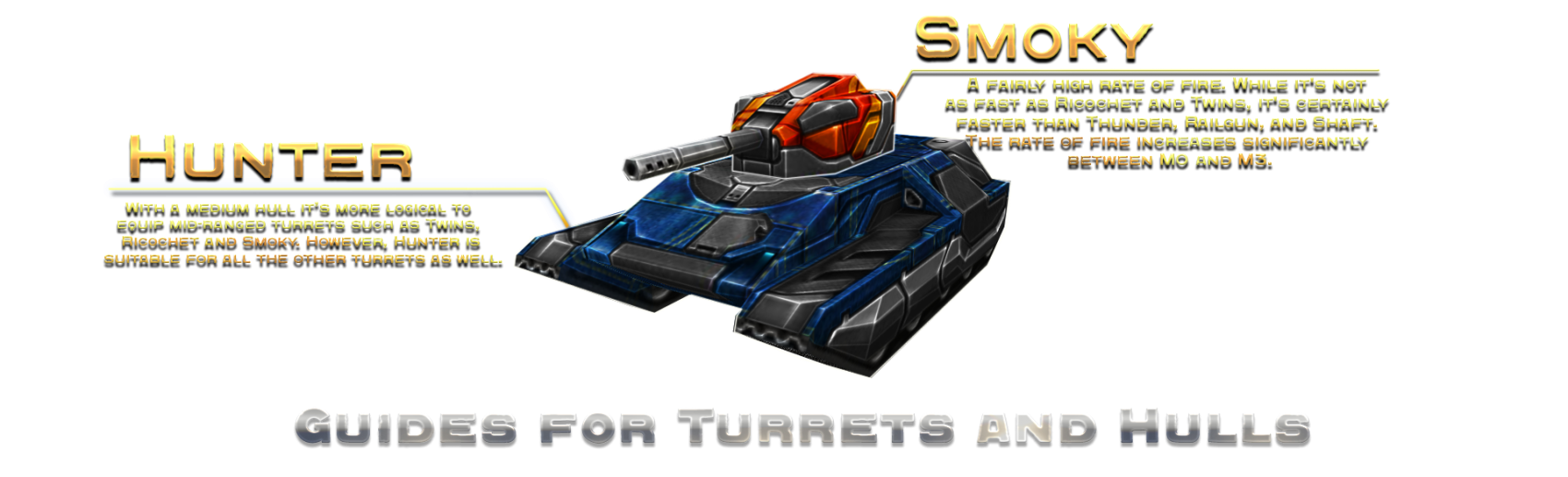 Guides for Turrets and Hulls - Tanki Online Wiki